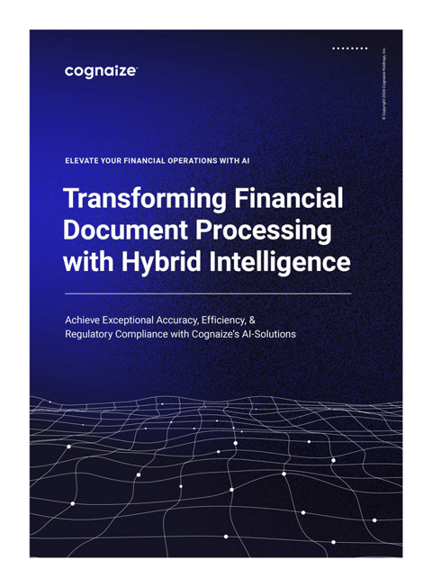 Cognaize | Automating Unstructured Data with Hybrid Intelligence